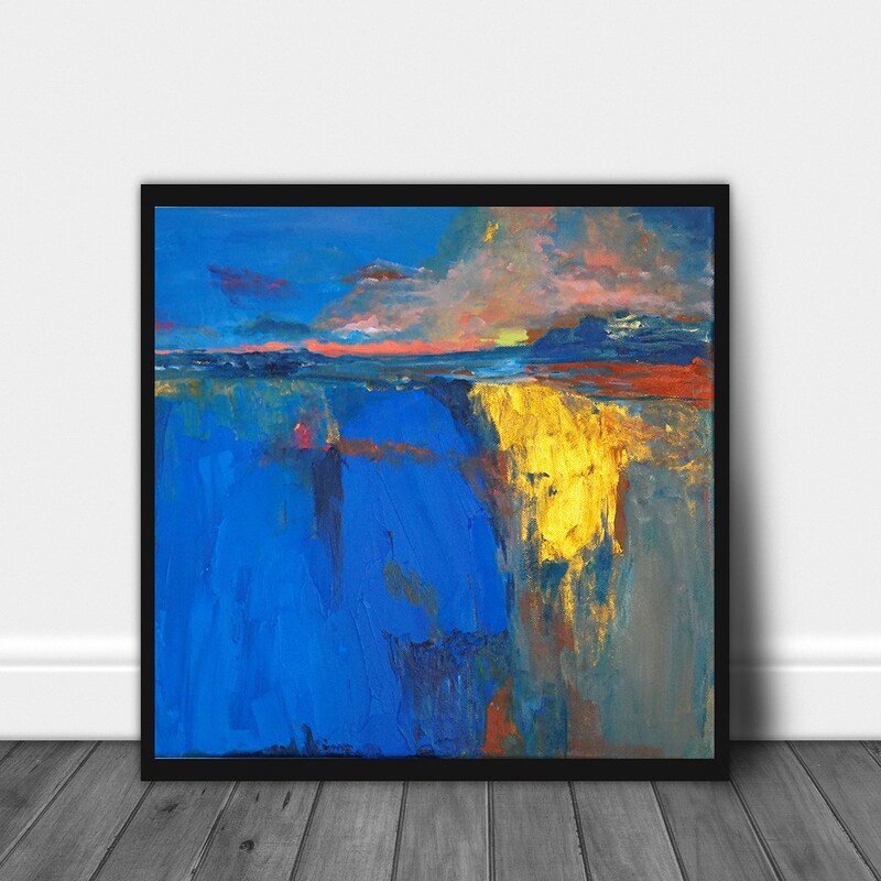 Cobalt Blue Art - Etsy