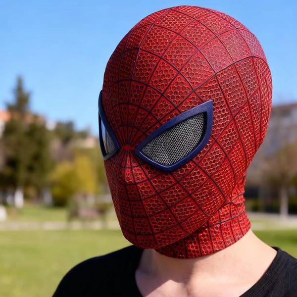 Spider Man Realistic Mask - Etsy