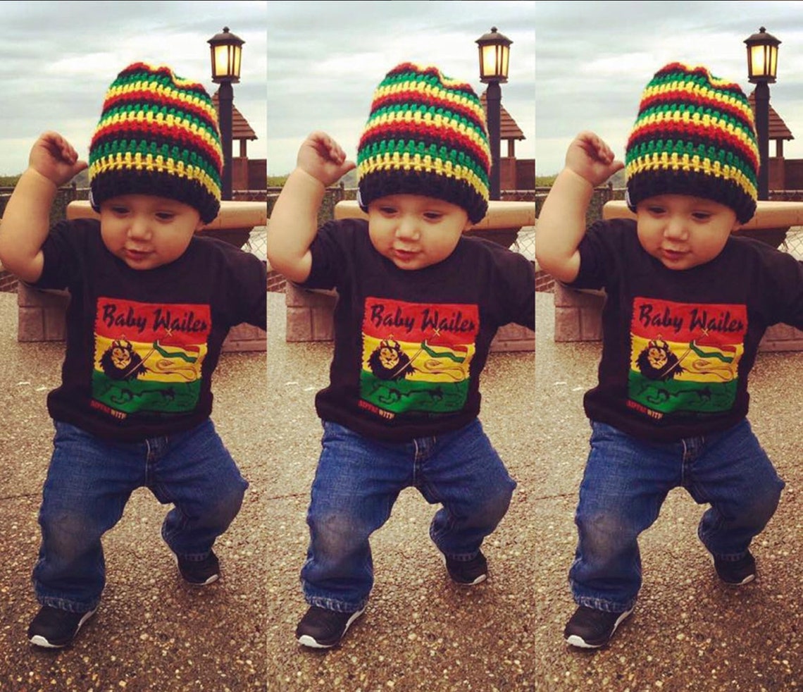 Reggae 'baby Wailer' Baby Grow. Rasta Roots Style Onesie. Cool Jamaica ...