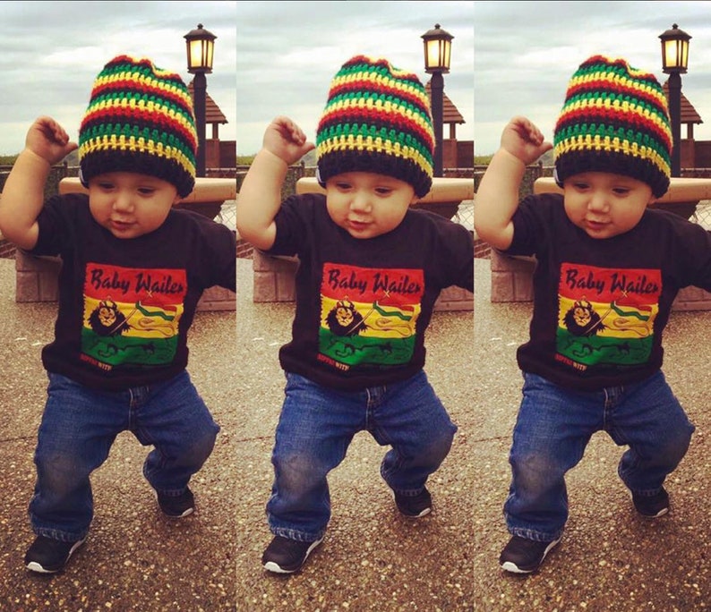 Reggae 'baby Wailer' Baby Grow. Rasta Roots Style - Etsy