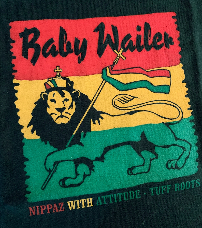 Reggae 'baby Wailer' Kids T-shirt. Rasta Roots Style 1-2 Years Toddler ...