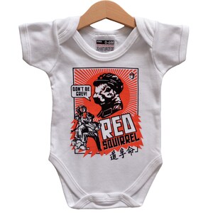 Che Guevara Meets Russian Revolution 'red Squirrel' Baby Bodysuit ...