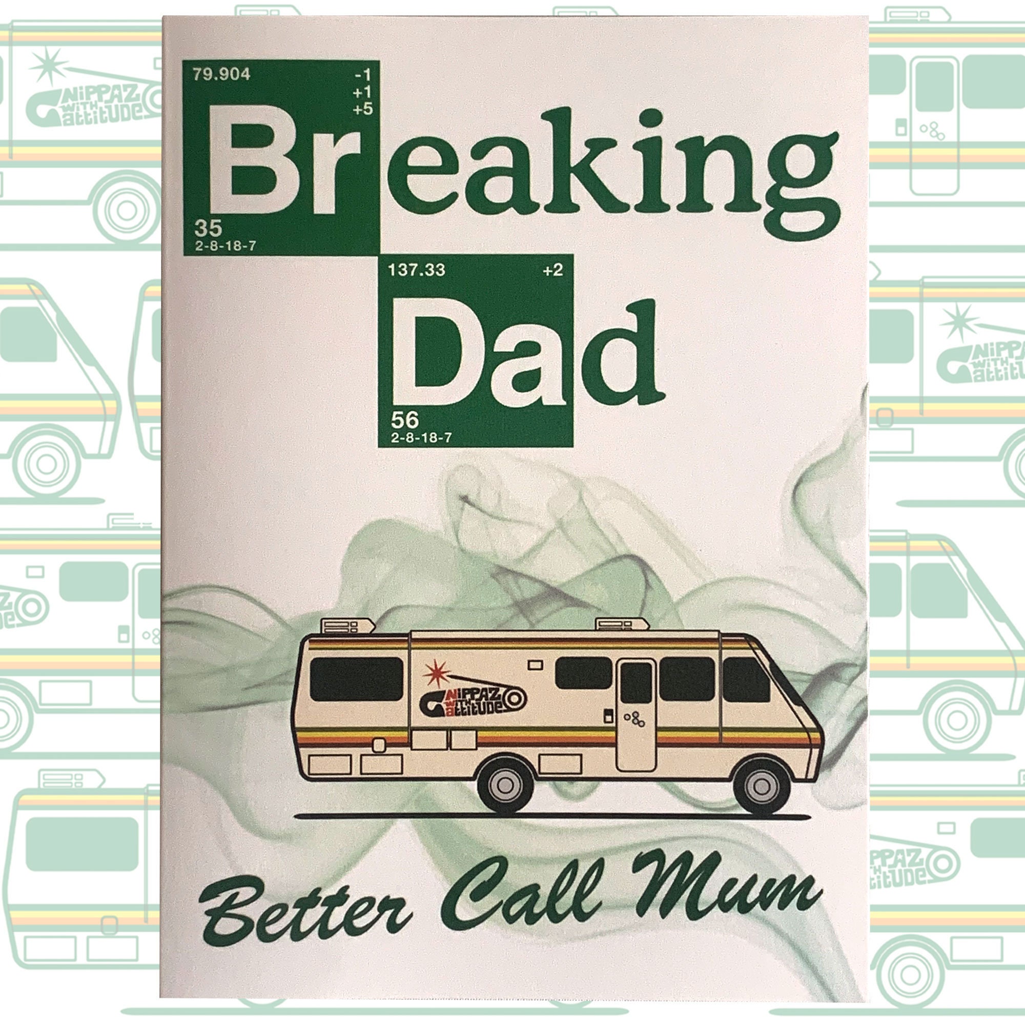 Breaking Bad Card 'breaking Dad' Kids Birthday Card, Newborn Baby ...
