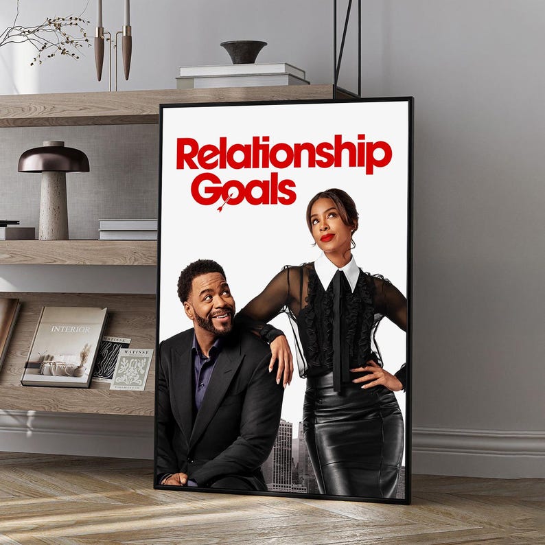Relationship Goals (2026) Movie Poster Canvas Wall Art - Unframed Print ...
