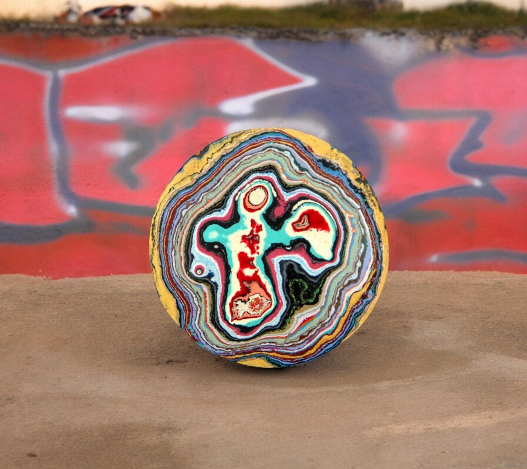 Graffiti Fordite Aka Graffite Hand Cut in the Uk New Cool Material - Etsy