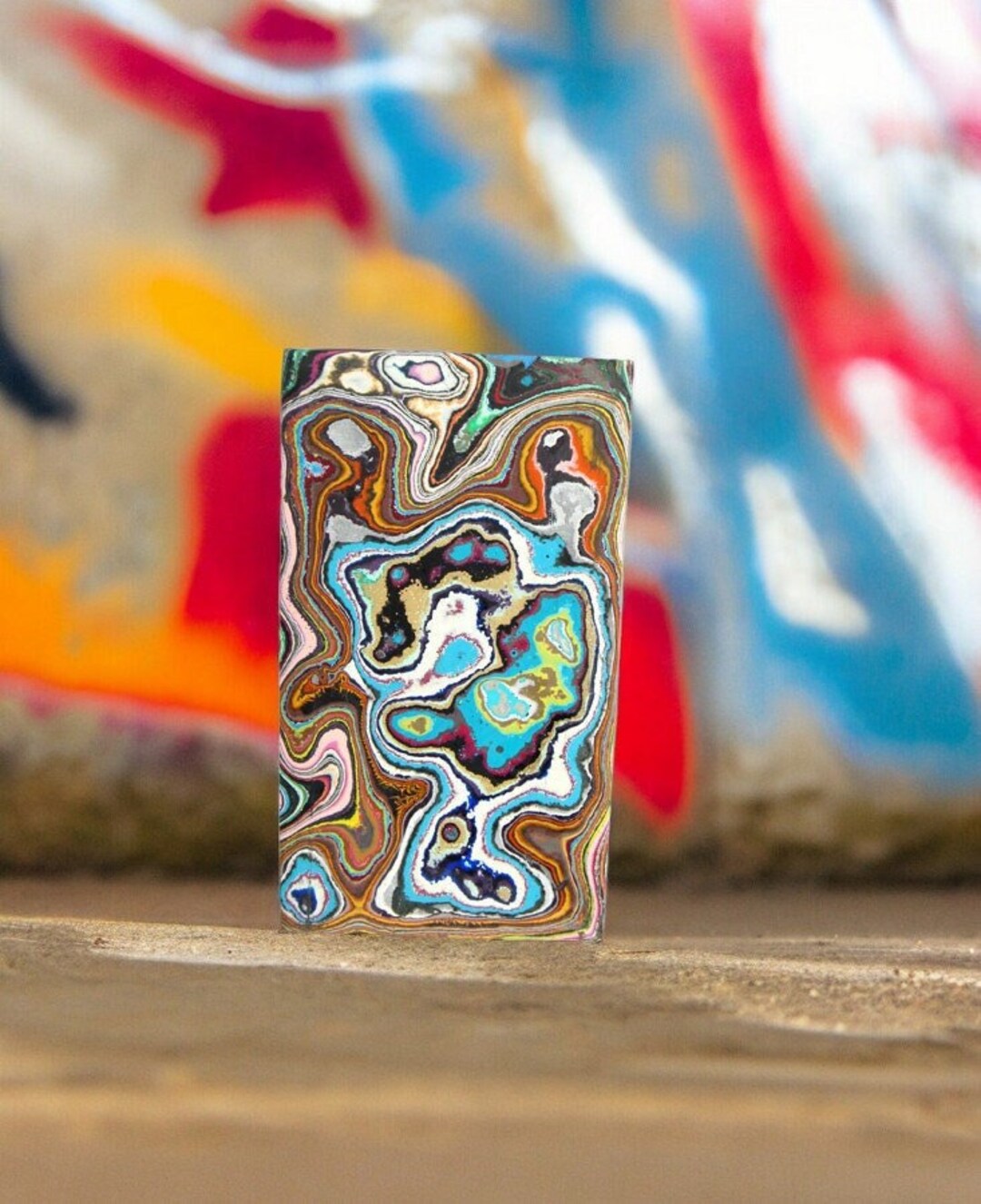 Graffiti Fordite Aka Graffite Hand Cut in the Uk New Cool Material - Etsy