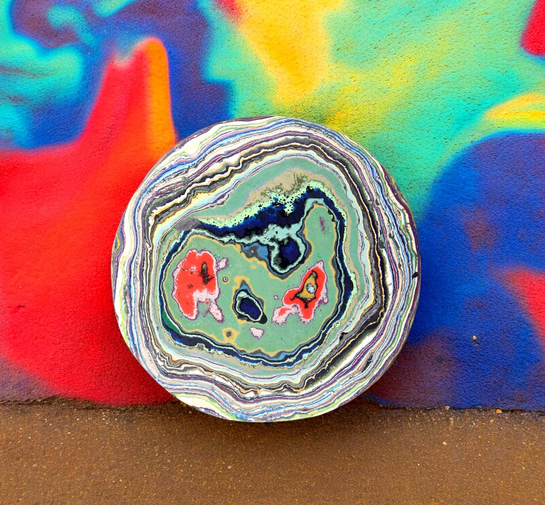 Graffiti Fordite Aka Graffite Hand Cut in the Uk New Cool Material - Etsy