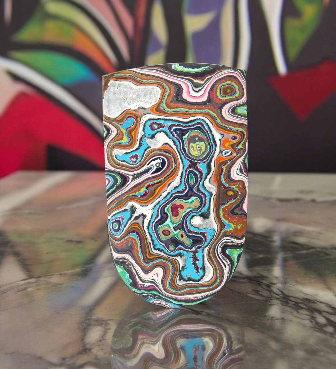 Graffiti Fordite Aka Graffite Hand Cut in the Uk New Cool Material - Etsy