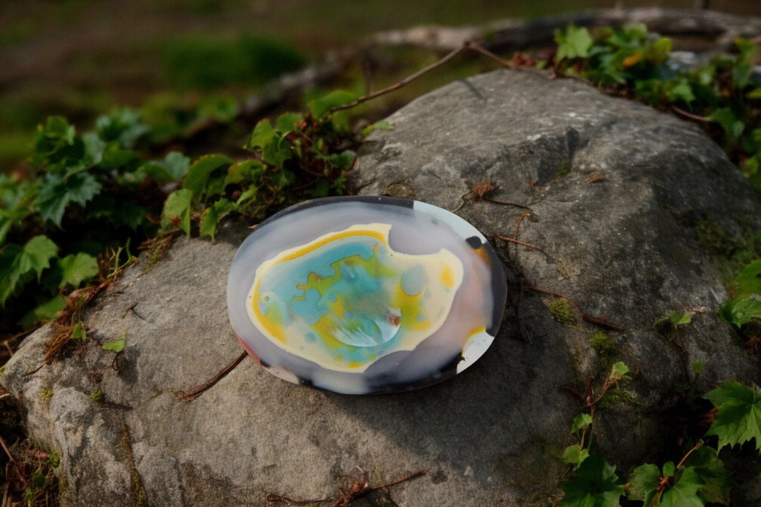 Hand Cut in the Uk Surfite Surf Stone Cabochon - Etsy