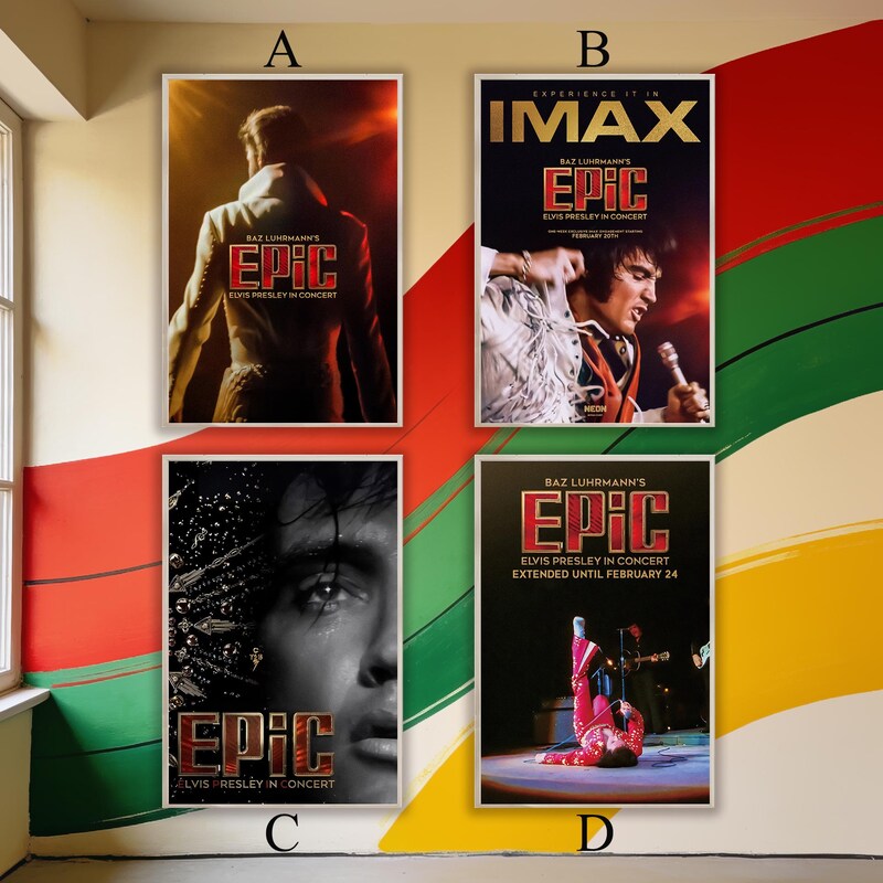 Elvis Epic Posters - Etsy UK