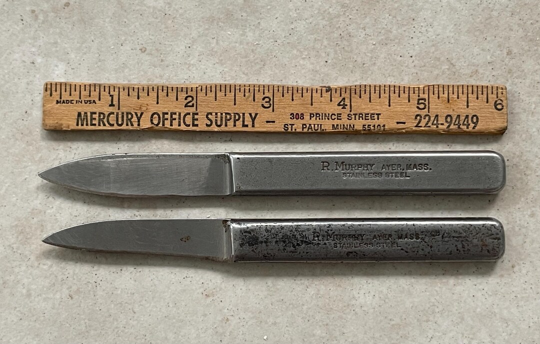 Rare R Murphy Stainless Knife - Oyster Utility Knife From Ayer, Mass ...