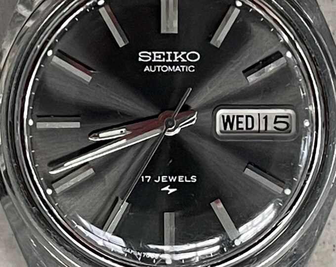 SEIKO 7600-8007 Automatic Men's Watch - Beads of Rice Bracelet - Runs ...