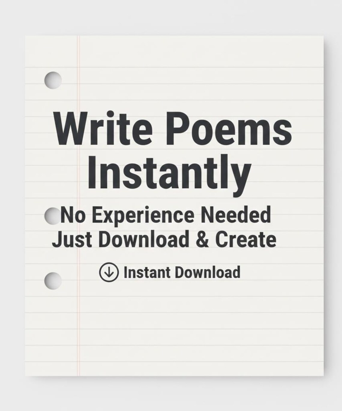 Poem Starter Kit – 20 Original Opening Lines (instant Download) - Etsy