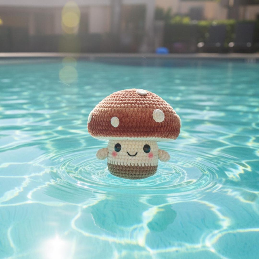 Mushroom Guy Amigurumi Crochet Pattern PDF | Kawaii Mushroom Toy ...