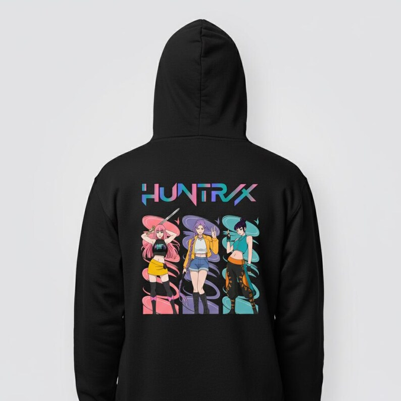 Huntrix Kpop Demon Hunters Png, K Pop Demon Hunters, Huntrix Shirt ...