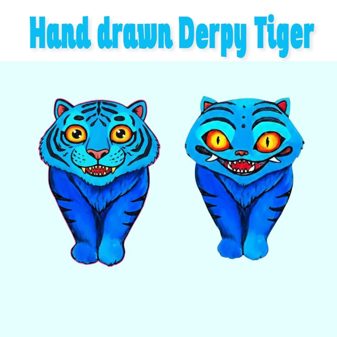Derpy Tiger, Png Bundle, K Pop Demon Hunters, Derpy Tiger Shirt, Kpop ...