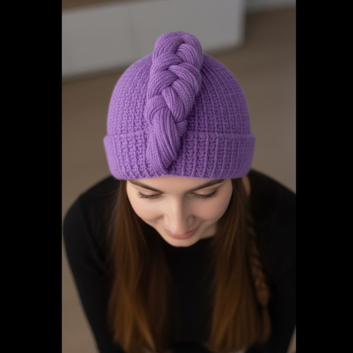 Rumi Braid Hat Crochet Pattern, Knit-look Beanie (PDF Pattern) - Etsy