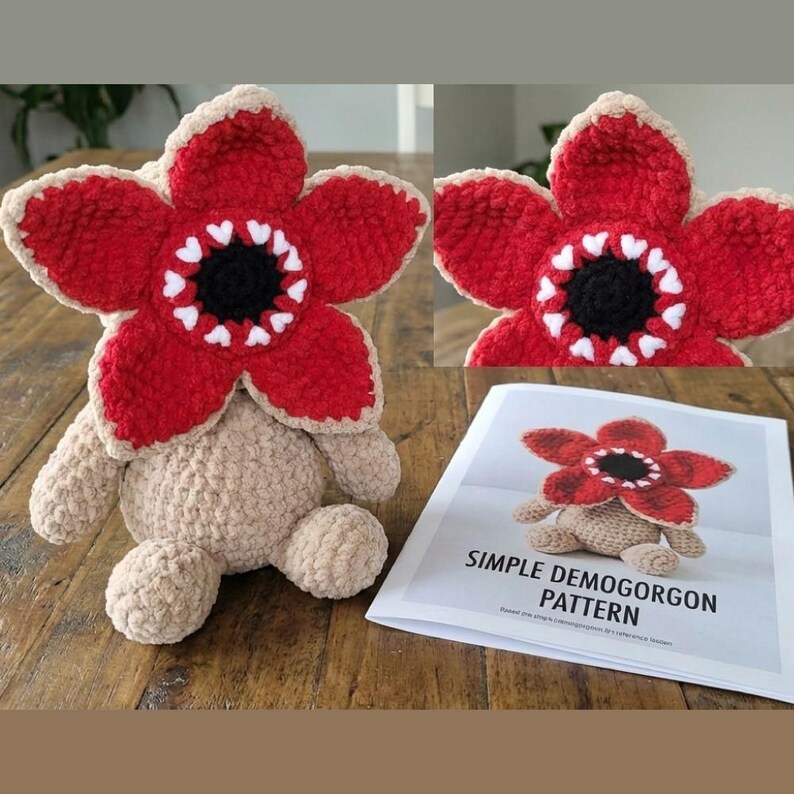 Stranger Things Demogorgon Crochet Pattern PDF | Amigurumi Monster ...