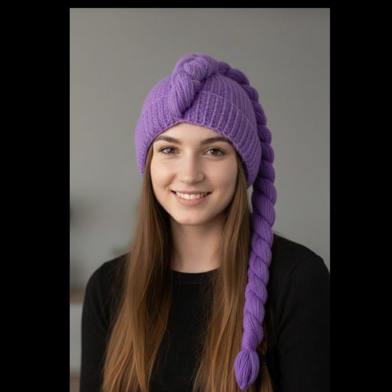 Rumi Braid Hat Crochet Pattern, Knit-look Beanie (PDF Pattern) - Etsy