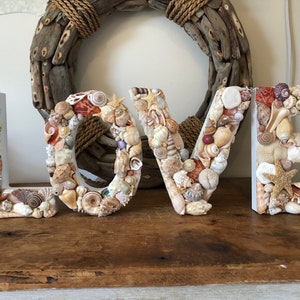Love Seashell Letters Set, Made to Order - Etsy