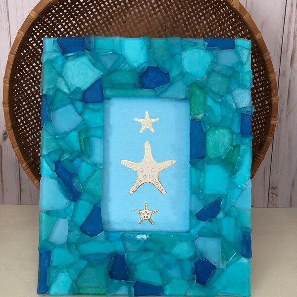 Beach Glass Frame - Etsy