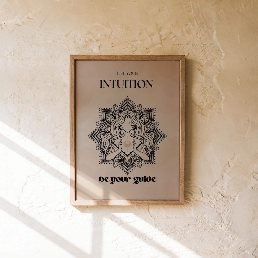 Impression of Spiritual Intuition, Art of Meditation, Celestial Poster ...