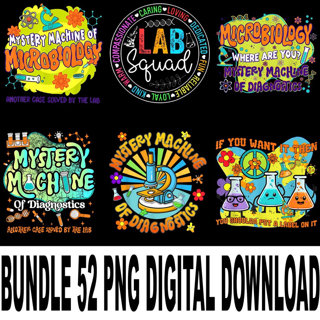 Mystery Machine of Diagnostics PNG – Lab Week Funny Medical Laboratory ...