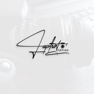 Custom Photography Signature Logo | Elegant Photographer Watermark - Etsy