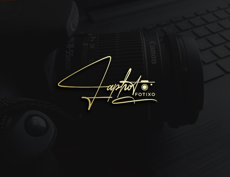 Custom Photography Signature Logo | Elegant Photographer Watermark - Etsy