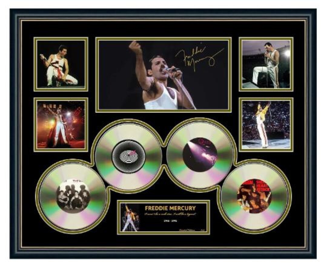 Freddie Mercury Queen Bohemian Rhapsody Signed Framed Memorabilia - Etsy