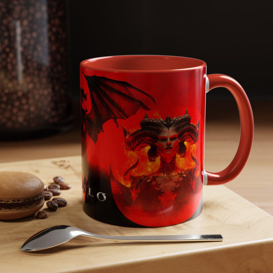 Diablo 4 Coffee Mug, Vibrant Gaming Tea Cup, Gamer Gift - Etsy