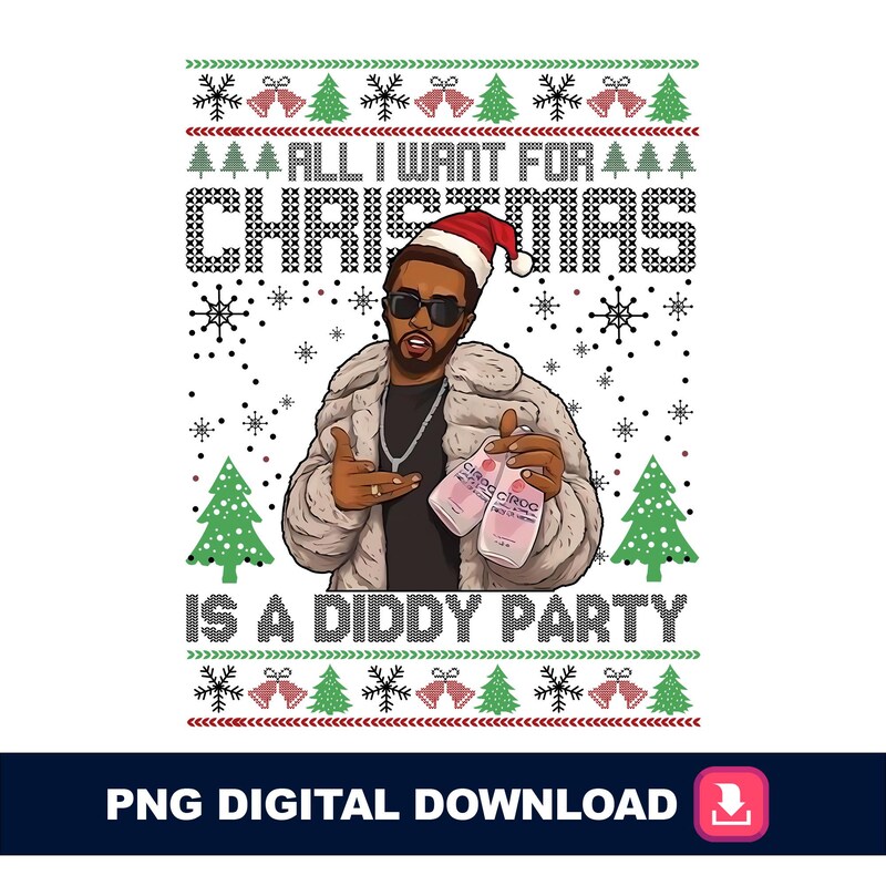 Diddy Christmas Sweater - Etsy
