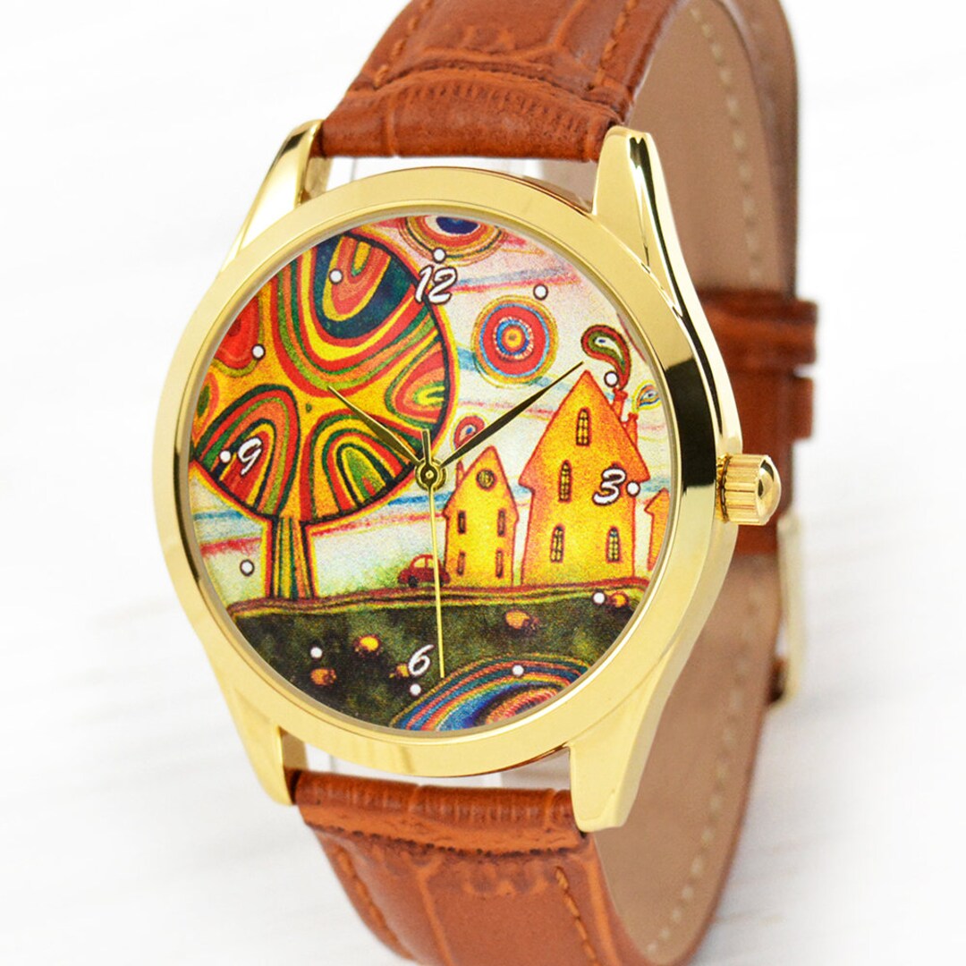 Little Town Watch Сhristmas Present Cute Women Watches Anniversary ...