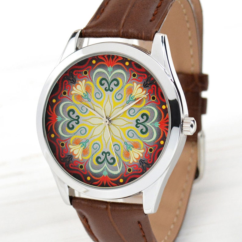 Abstract Flowers Watch Boho Chic Style Watches for Women - Etsy