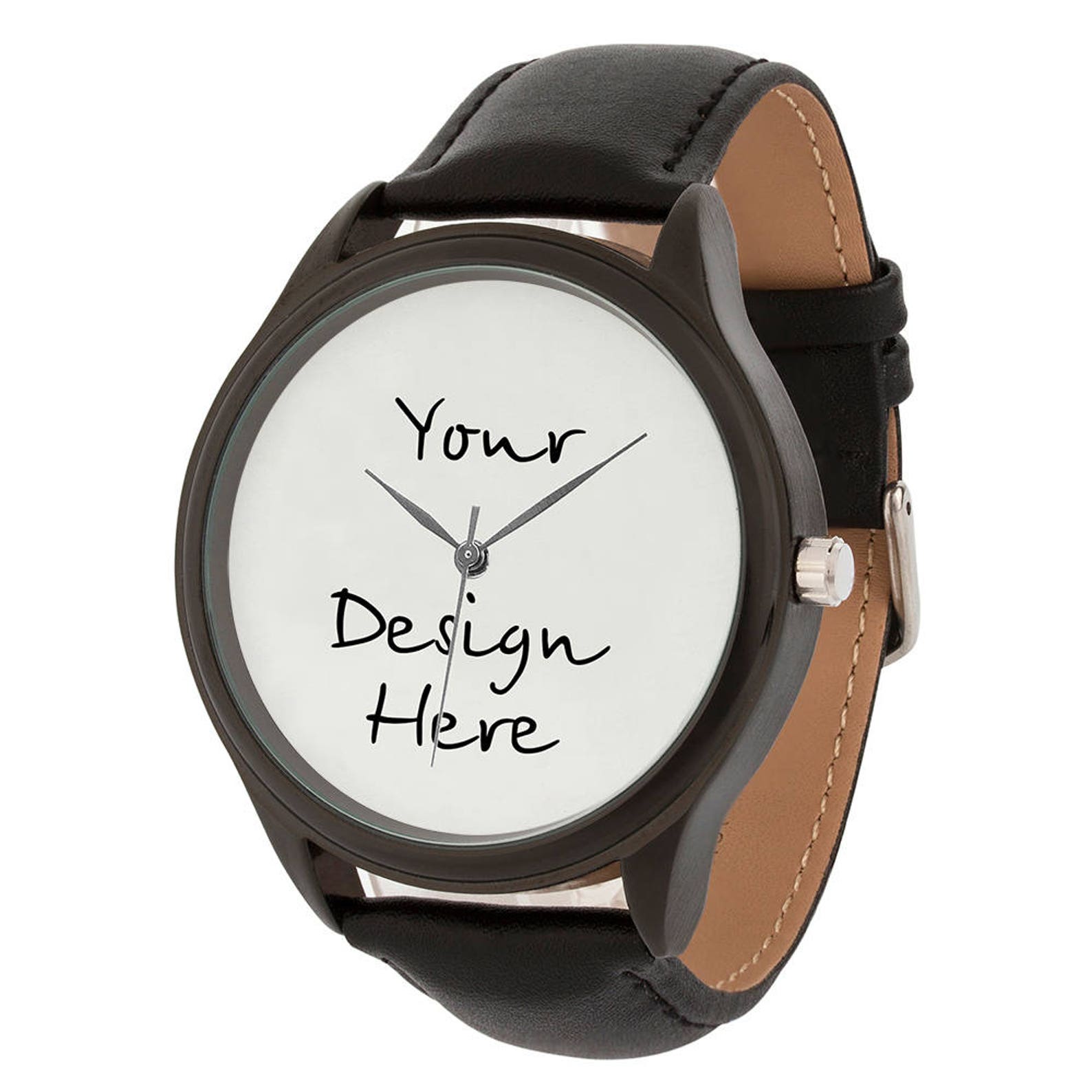 Personalized Watch BIG Custom Watch Your Own Watch Design - Etsy