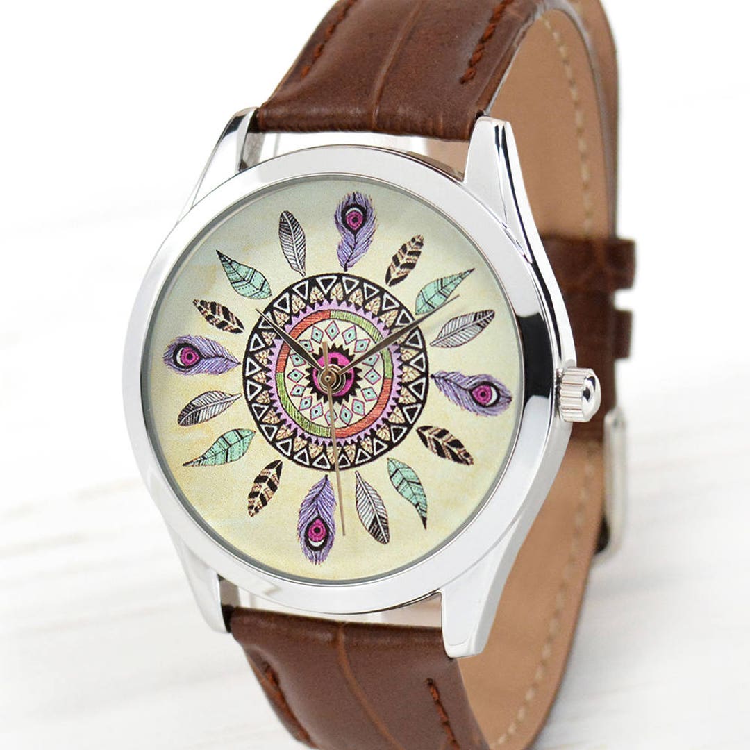 Dream Catcher Watch Boho Dreamcatcher Birthday Gift for Mom Hippie ...