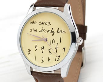 Who Cares Watch - Etsy