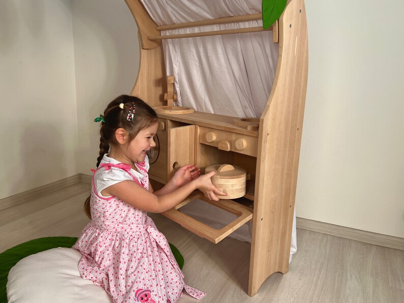 Waldorf Playstand. Wooden Playhouse. Toys Rack for Children. - Etsy