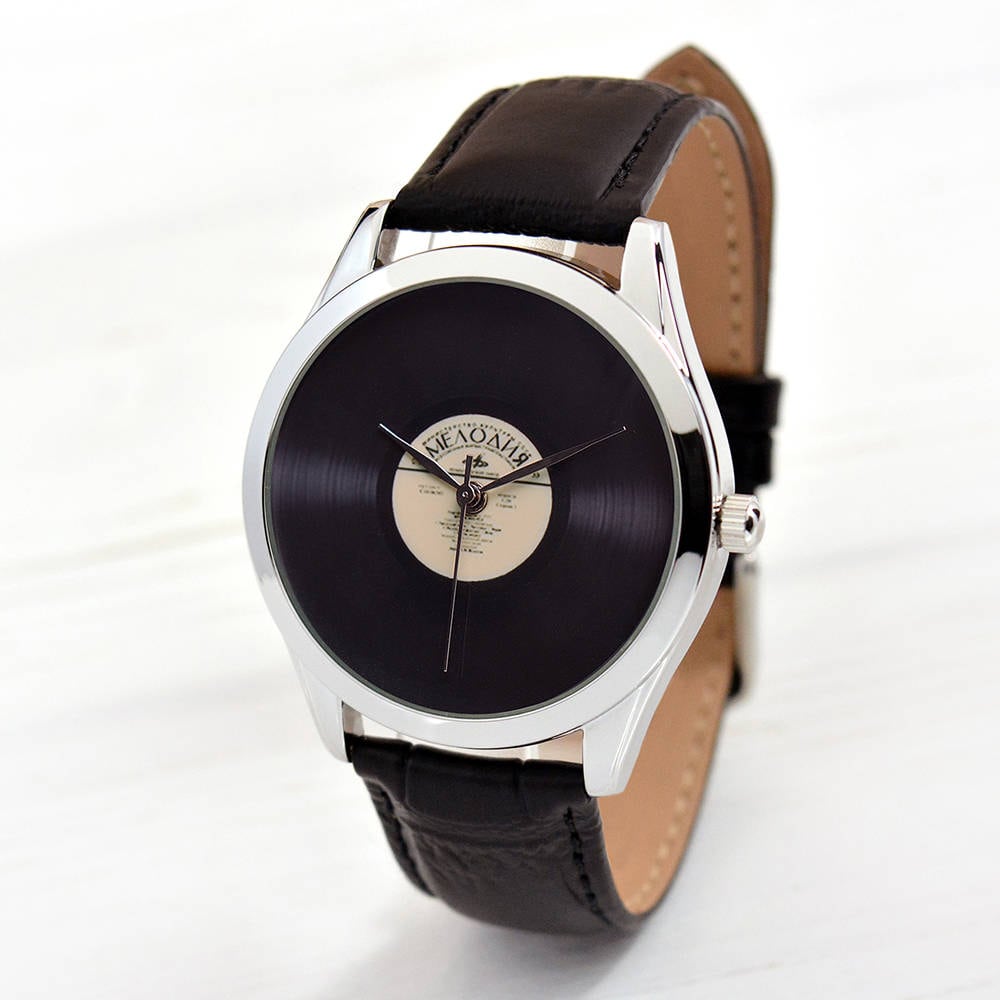 Retro Vinyl LP Watch Men's Watch Gift for Music Lover - Etsy UK