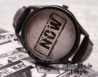 Real Now Watch Black - Etsy
