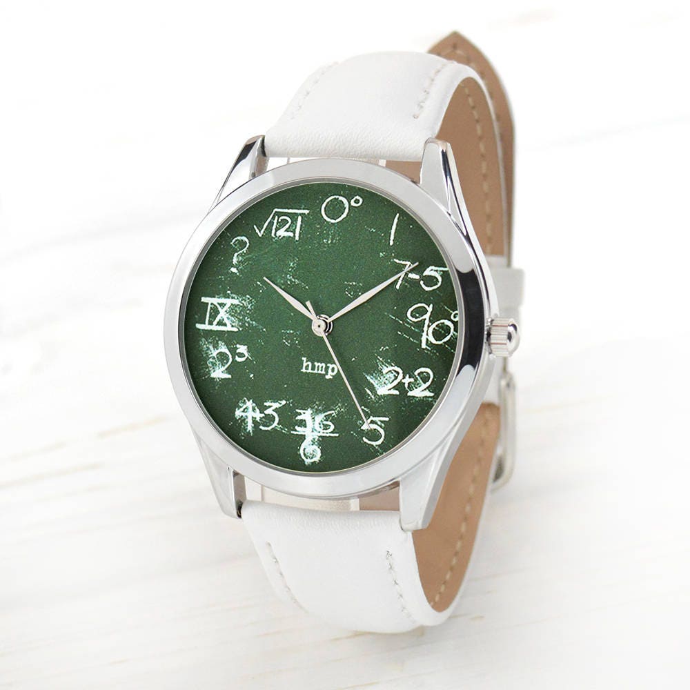 Math on Green Watch Math Teacher Gift Math Gift Math - Etsy