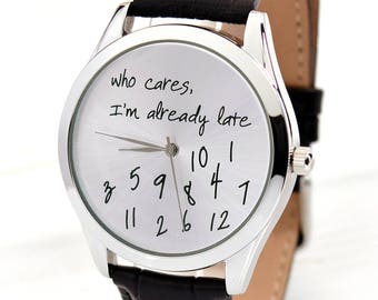 Who Cares Watch | Etsy