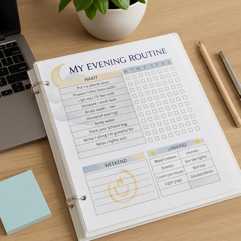 ADHD Teen Routine Bundle Printable (boy Edition) | Daily Routine ...