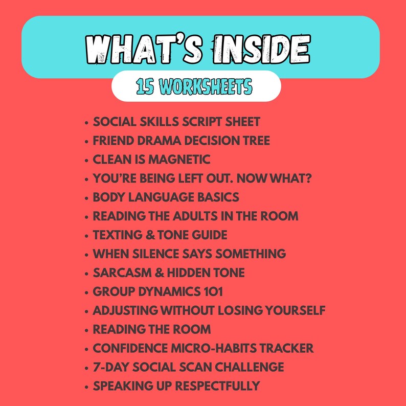 Teen Social Toolkit | Read the Room, Group Dynamics, Texting and Tone ...