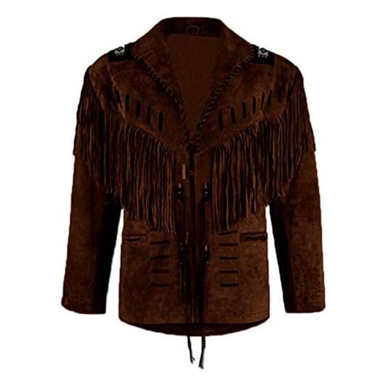 Classic Native American Jacket Hunter Coat | Men's Traditional Western ...