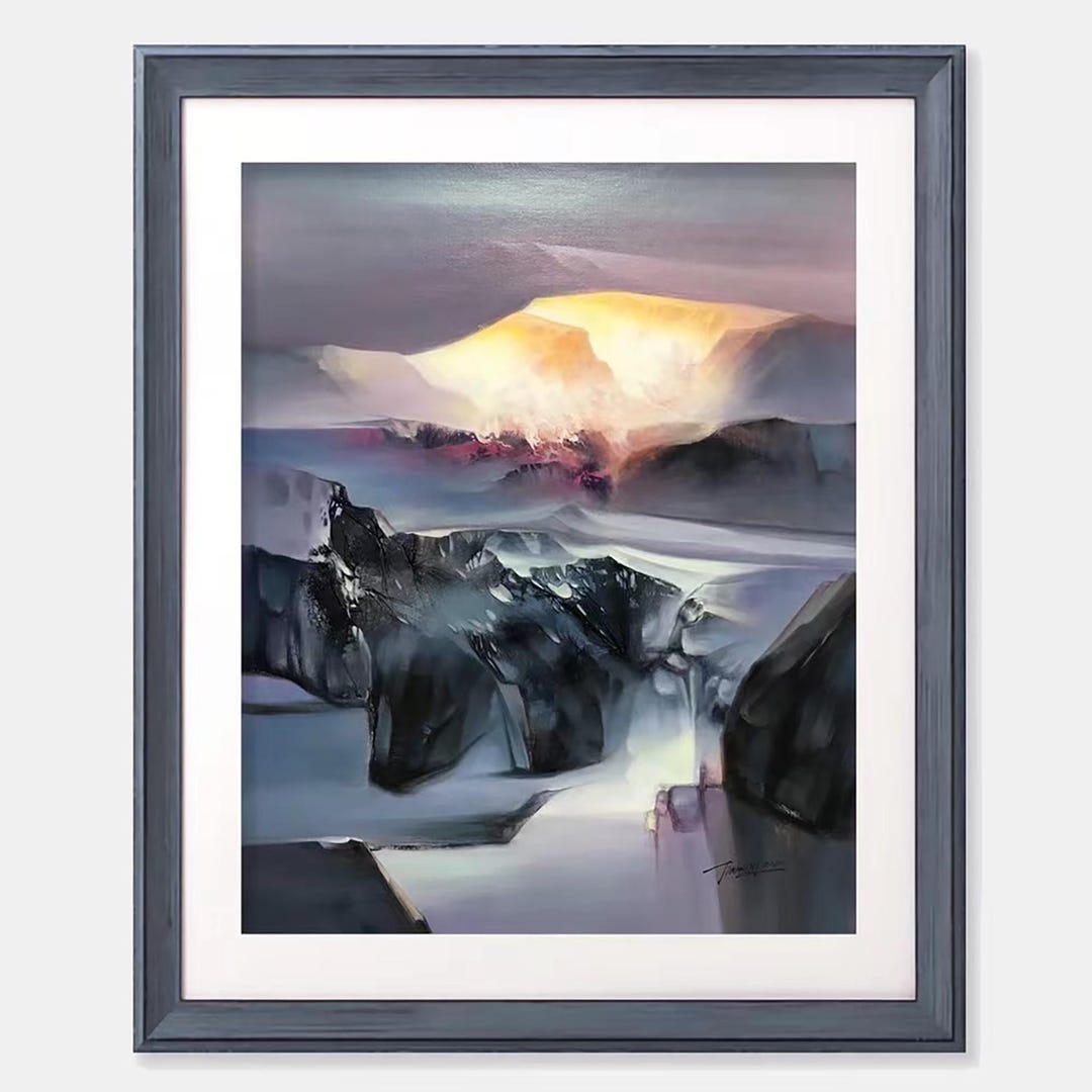 Innovative Abstract Oil Painting Large Hand-painted Canvas Wall Art - Etsy