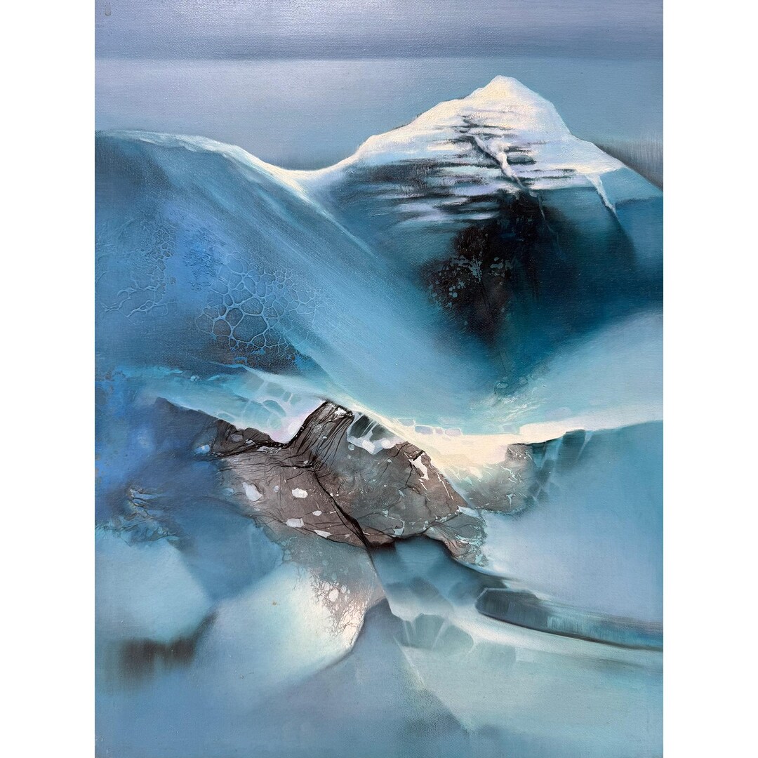 Dreamscape Abstract Oil Painting Large Hand-painted Canvas Wall Art - Etsy