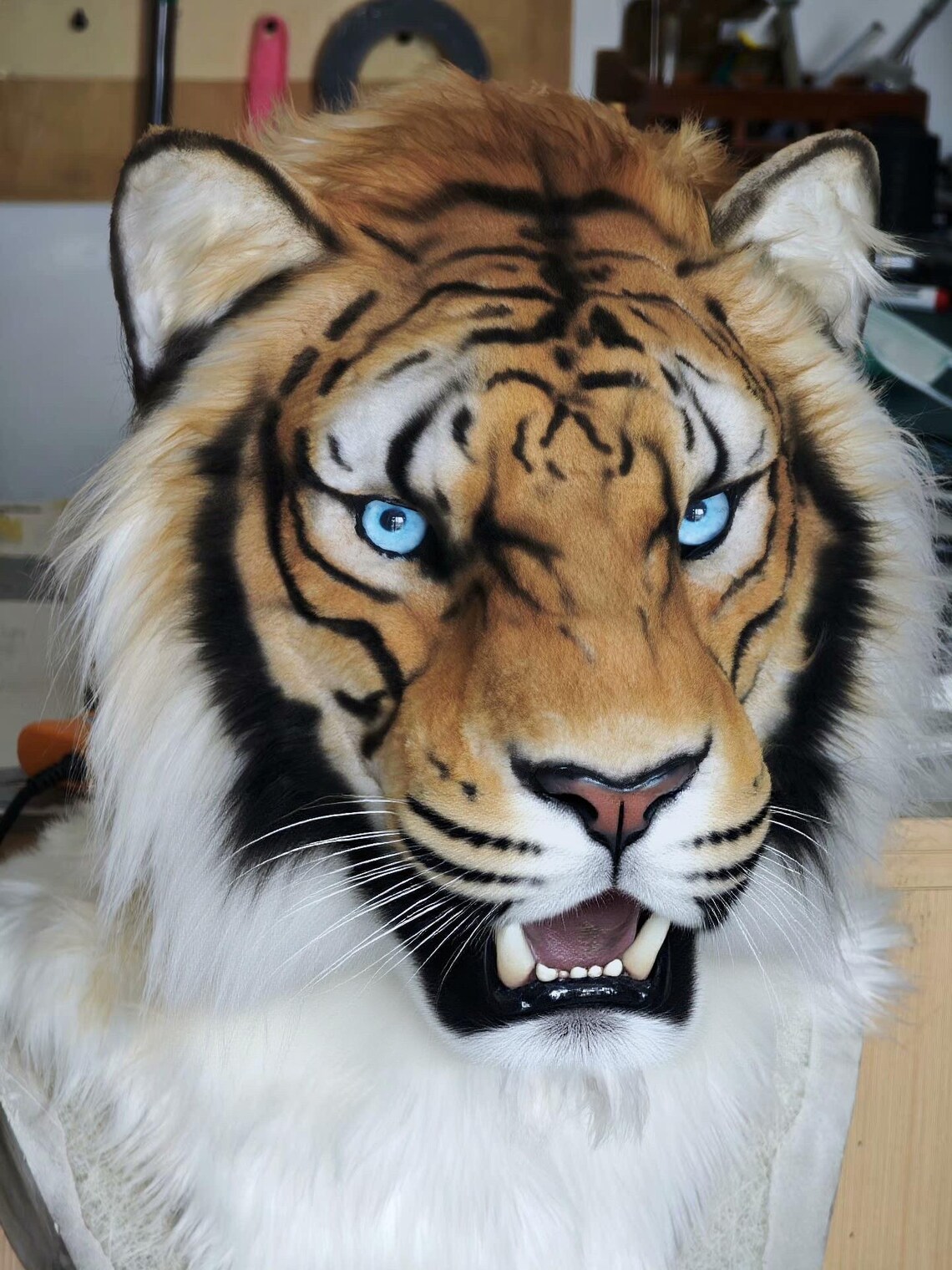 Realistic Tiger Mask Headpiece | Handmade Furry Costume - Etsy Canada