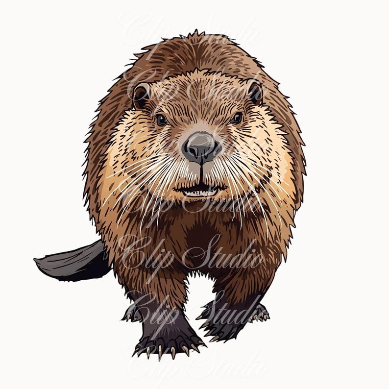 Beaver Clipart | Woodland Animal Illustration | 20 Pngs | Transparent ...