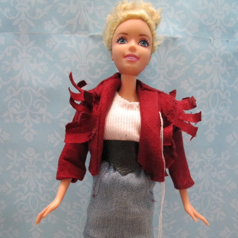 Barbie Leather Jacket - Etsy